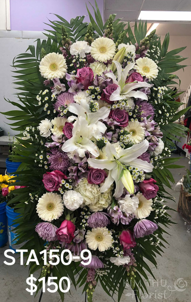 Funeral Stand STA150-9 – Kim Thu Florist
