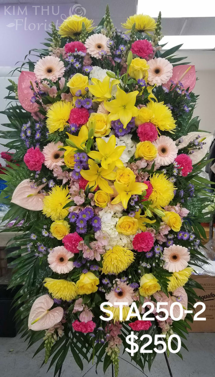Funeral Stand STA250-2 – Kim Thu Florist