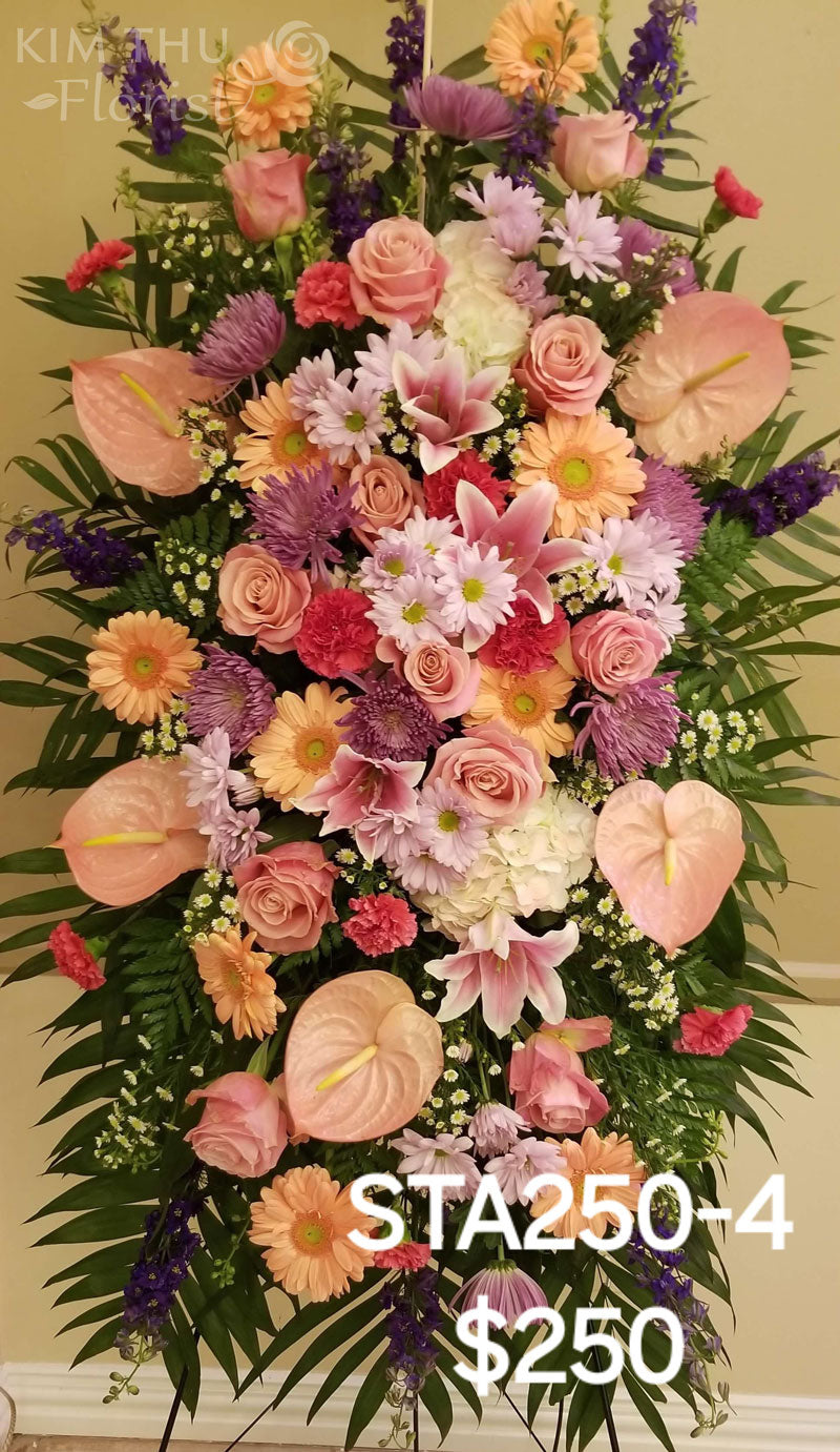 Funeral Stand STA250-4 – Kim Thu Florist