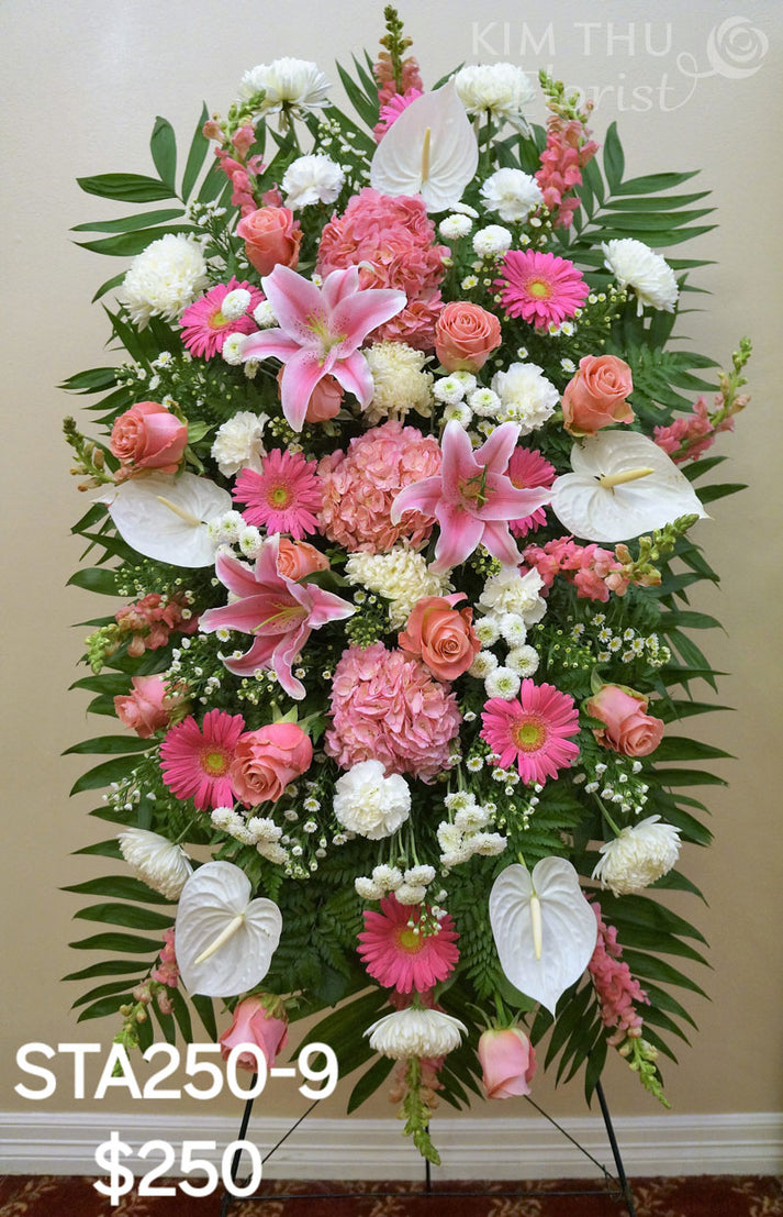 Funeral Stand STA250-9 – Kim Thu Florist
